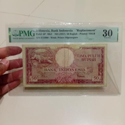 Jual Uang 50 Rupiah Buaya 1954 Replacement - Kab. Jember - Koleksi Alif ...