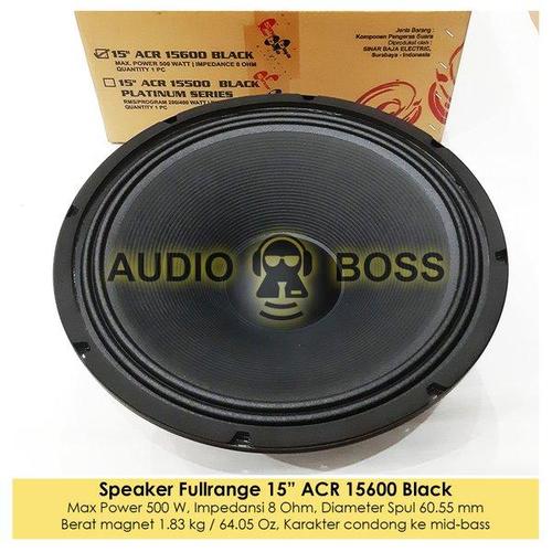 Jual Speaker 15 inch ACR 15600 Black - Speaker ACR 15 inch 15600 Hitam ...