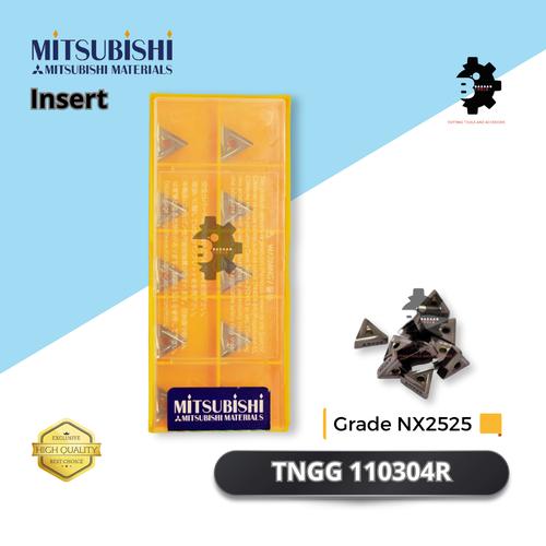 Jual INSERT TNGG 110304R Grade NX2525 - Merk MITSUBISHI - Insert Pahat ...