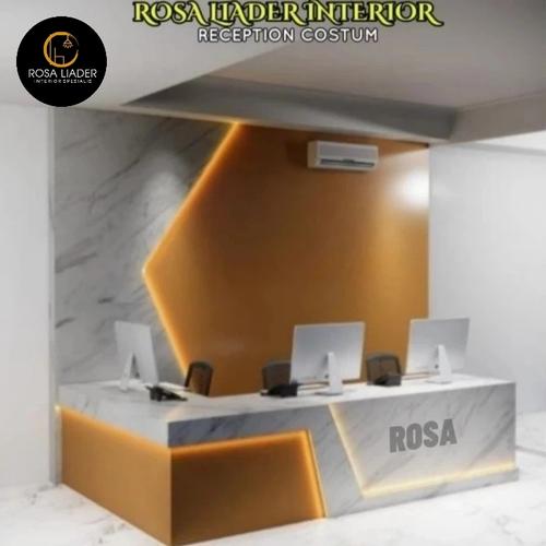 Jual Projek Lobby Resepsionis Kantor | Lobby Reception | Meja ...