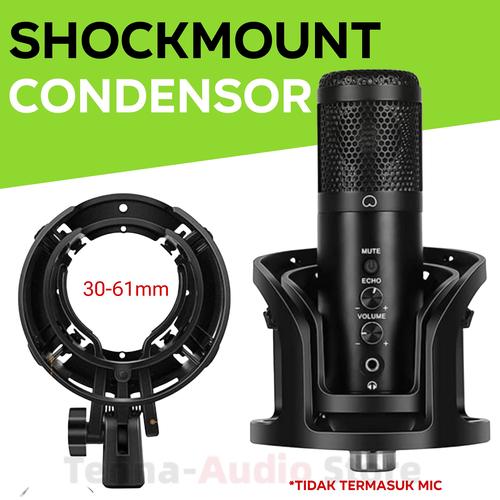 Promo ABS shock mount universal mic condenser 30-61mm adjustable ...