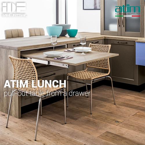 Jual Extension table Atim Lunch – pull-out table from a drawer meja ...