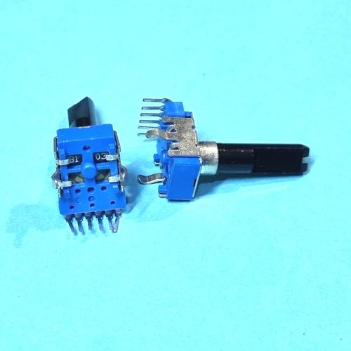 Jual Potensio B10K 103 Stereo Vertical Biru Segi Super Quality Potentio ...