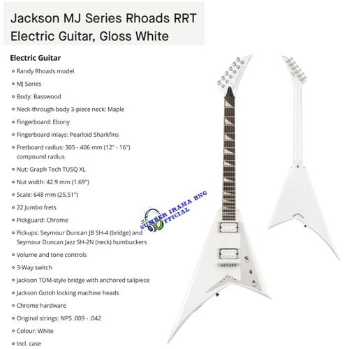 Jual JACKSON MJ RHOADS RRT ELECTRIC GUITAR w/ CASE - Jakarta Barat ...