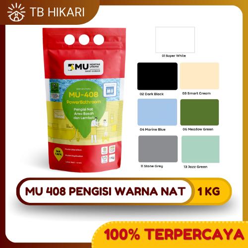 Jual MORTAR UTAMA MU 408 Pengisi Nat Keramik 1 KG - 04 MARINE BLUE ...