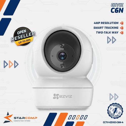 Jual Ezviz C6N 4MP Smart Wifi Pan Tilt IP Camera CCTV Indoor 1440p 2K ...
