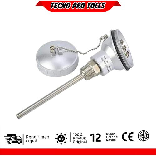 Jual Temperature Transmitter PT100 RTD 0-300c In Line 4-20mA 1/2NPT ...