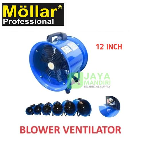 Jual Portable Blower Ventilator 12" MOLLAR PBV300R Exhaust Fan 12 Inch ...