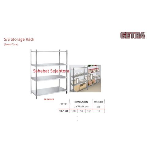 Jual Stainless Steel Storage Rack -GETRA SR-150 Rak Penyimpanan ...