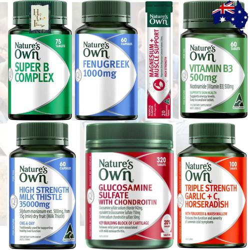 Jual Nature's Own Vitamin B3 500mg 60 Tablets - OWN VITB3 - Kota ...