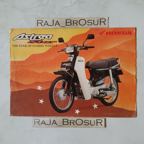 Jual Poster brosur katalog leaflet jadul lawas Honda Astrea Star 1993 ...