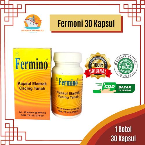 Jual Fermino Kapsul Ekstrak Cacing Tanah Isi 12 dan 30 Kapsul Obat ...