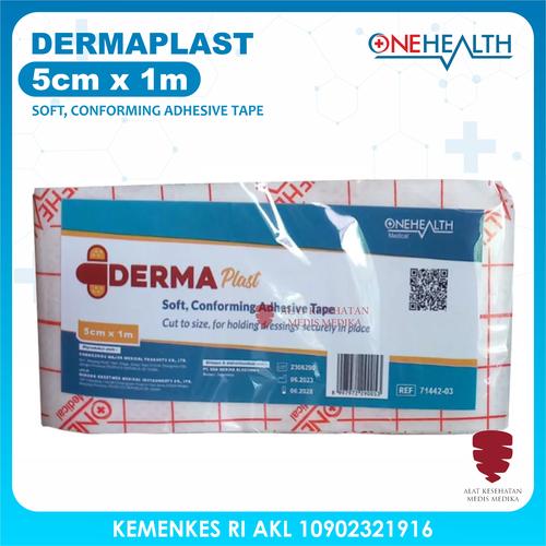 Jual Dermaplast Adhesive Tape 5cm x 1m Plester Penutup Luka Plaster ...