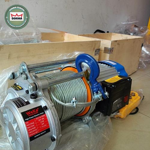 Jual winch hoised electric 1,5 ton x 20 meter 3phase 380v WEKA GERMANY ...