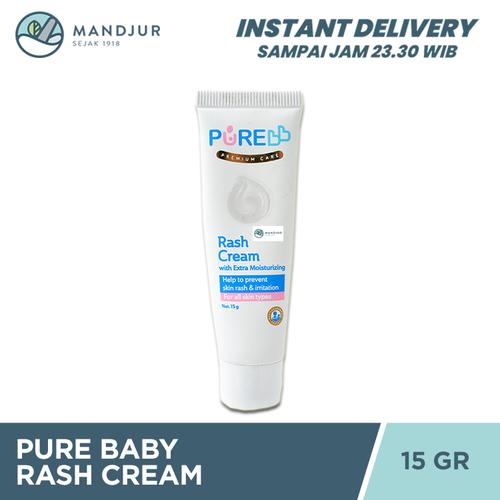 Jual Pure Baby Rash Cream 15 Gram - Krim Pereda Gatal Ruam Popok ...