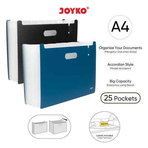 Promo Expanding File Map Organizer Joyko EF-7A4 25 Pockets / Expanding ...
