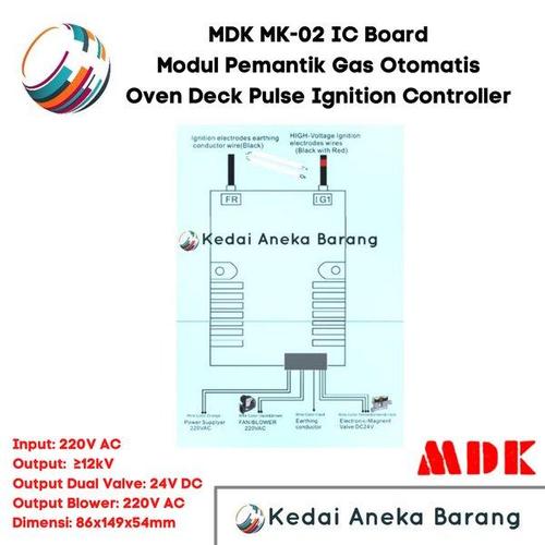 Jual Modul Module IC Board Pemantik Gas Otomatis LPG Pulse Ignition ...