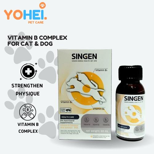 Jual Singen VS5 Vitamin B Complex Oral Solution Cat & Dog 60ml ...