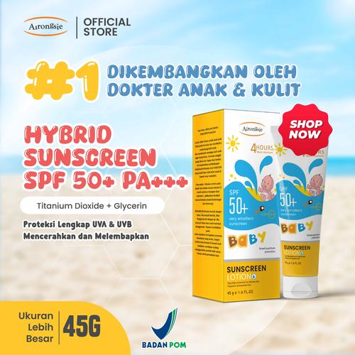 Jual Sunscreen Baby & Anak SPF50+ Krim Pelindung Kulit Bayi Lotion ...