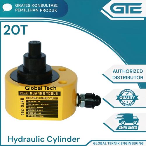 Jual 20T Single Multi Stage Low Hydraulic Cylinder Hidrolik Silinder ...