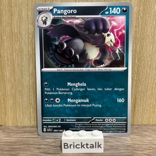 Jual Kartu Pokemon TCG sv7s Pangoro 095/166 U Trading Card Game Bahasa ...
