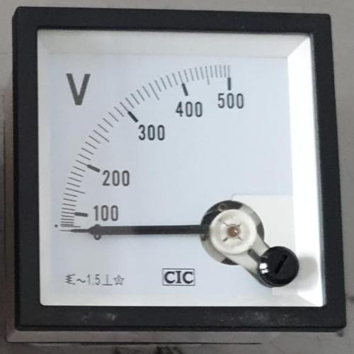 Jual Volt Meter CIC Voltmeter ukuran MI 48, 72, 96 Voltmeter CIC - 300V ...