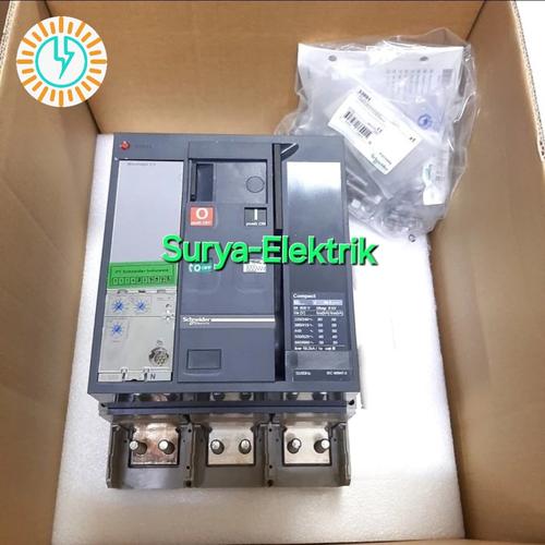 Jual SCHNEIDER MCCB NS1250N NS1250 N 1250A 3P MOTOR MOTORIZED MIC2.0 ...