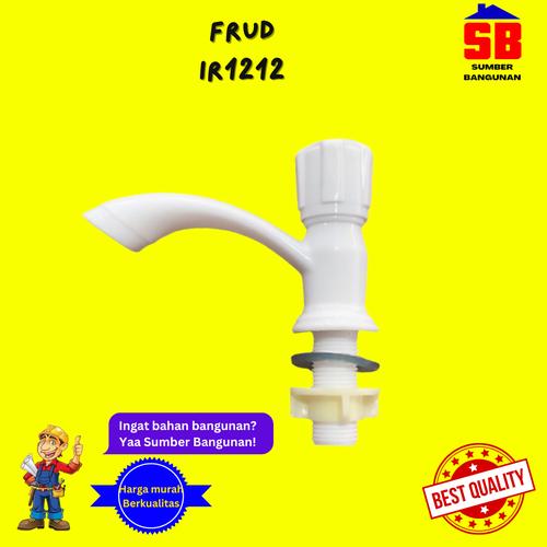 Jual IR1212 FRUD KRAN PLASTIK 1/2 INCH KERAN PLASTIK PUTIH KRAN AIR ...
