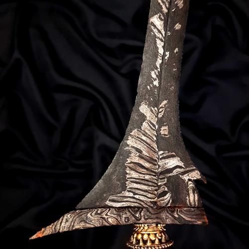 Jual Pusaka Keris Pamor Miring Blarak Sineret Tangguh Pajajaran Kuno ...