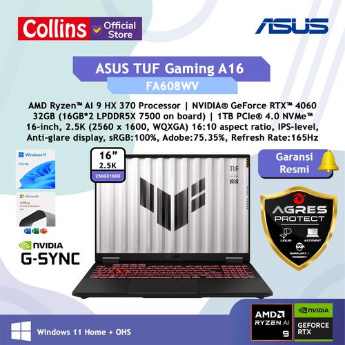 Promo ASUS TUF Gaming A16 FA608WV Ryzen AI 9-HX370 RTX4060 32GB 1TB 16 ...