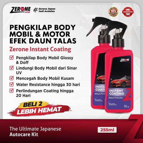 Promo Zerone Japan Instant Coating Pengkilap Body & Kaca Mobil Ampuh ...