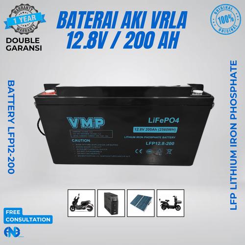 Jual Lifepo4 Battery 12.8V 12 V 200AH 200 AH Aki UPS Motor Listrik PLTS ...