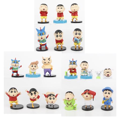 Jual Action figure Shinchan set topper cake pajangan hiasan crayon ...