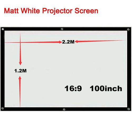 Jual ORIGINAL LAYAR PROYEKTOR (SCREEN PROJECTOR) 100 INCH, UKURAN 120 X ...