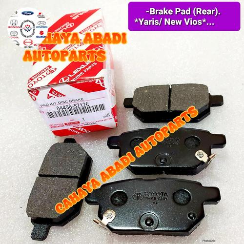 Jual BRAKE PAD KAMPAS REM BELAKANG TOYOTA YARIS / NEW VIOS - Jakarta ...
