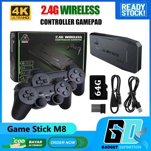 Promo Game stick 4K/Gaming/Permainan Konsol Video 64G Game Konsol Game ...
