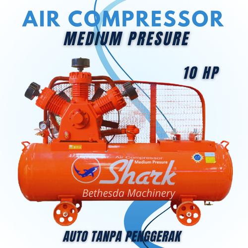 Jual Kompresor Udara 10 HP 12 Bar Medium Shark Tanpa Motor Penggerak ...