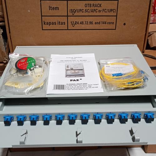 Jual otb merk paz 12 core lengkap pigtail dan adapter type sc upc. - Biru - Kota Bekasi - NAIKO ...