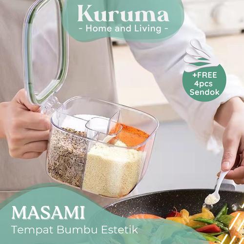 Jual KURUMA - MASAMI Wadah Bumbu Dapur Minimalis Container Kue Kering ...
