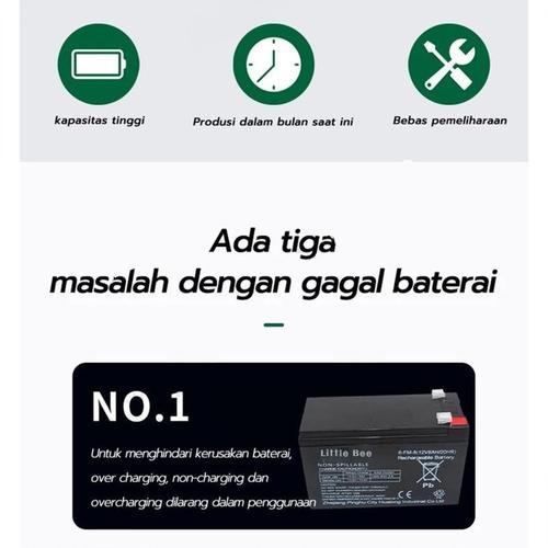 Jual Itech Aki Kering Original 12V 8AH Aki Solar Panel 12V 8AH Baterai ...