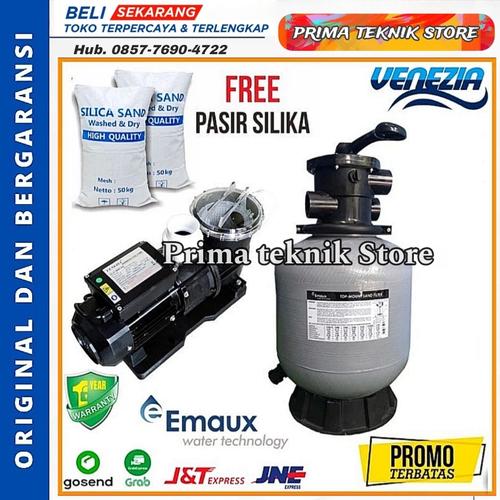 Jual Pompa Kolam Renang 1HP Paket Mesin Kolam Renang Venezia Sand ...