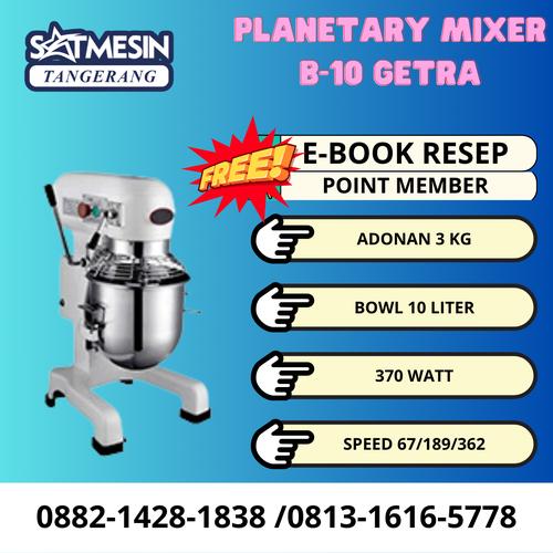 Jual Getra Mesin Planetary Mixer B-10 Kapasitas 10 Liter - STANDAR ...