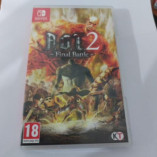 Jual Attack On Titan 2 FINAL BATTLE AOT Nintendo Swith 1 Buah Preloved ...