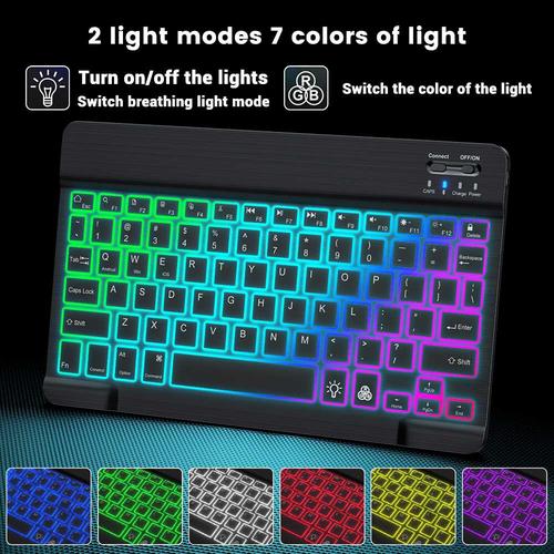 Jual Keyboard Wireless Bluetooth RGB iOS Android Windows - SS01 ...
