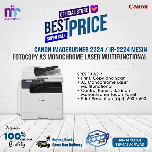Promo Canon imageRunner 2224 / iR-2224 Mesin Fotocopy A3 Monochrome ...
