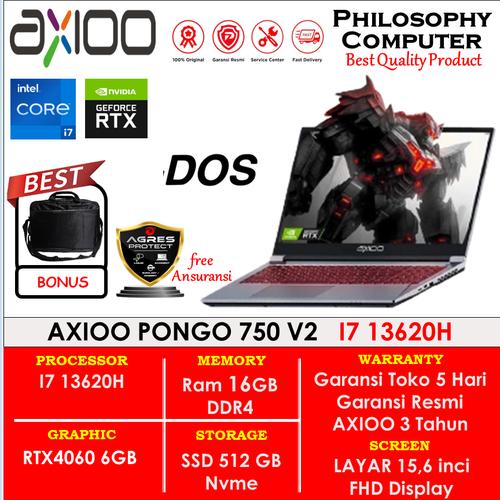Jual LAPTOP AXIOO PONGO 760 v2 | i7 13620H 16GB 512GB RTX 4060 8GB ...