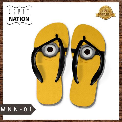 Jual [PRIA] Minion Eyes Cute Sendal jepit laki cowok sandal murah flip ...