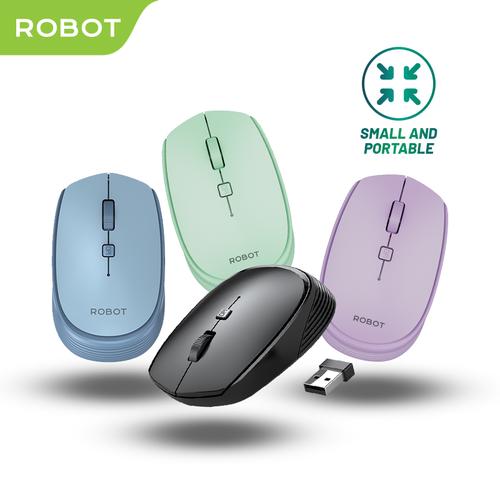Promo Mouse Wireless ROBOT M205 2.4G 1600DPI Receiver USB untuk PC ...