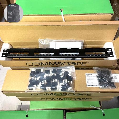 Jual AMP Patch Panel Cat6 24Port / AMP Commscope 24 Port Cat 6 Loaded ...