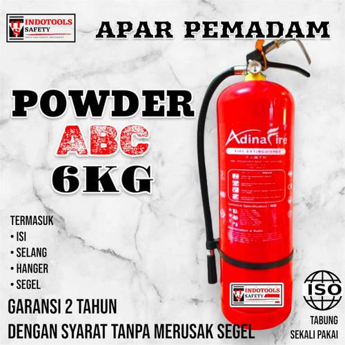 Jual BERSERTIFIKAT APAR 6 KG / ABC POWDER 6 KG / GARANSI 2th - Jakarta ...